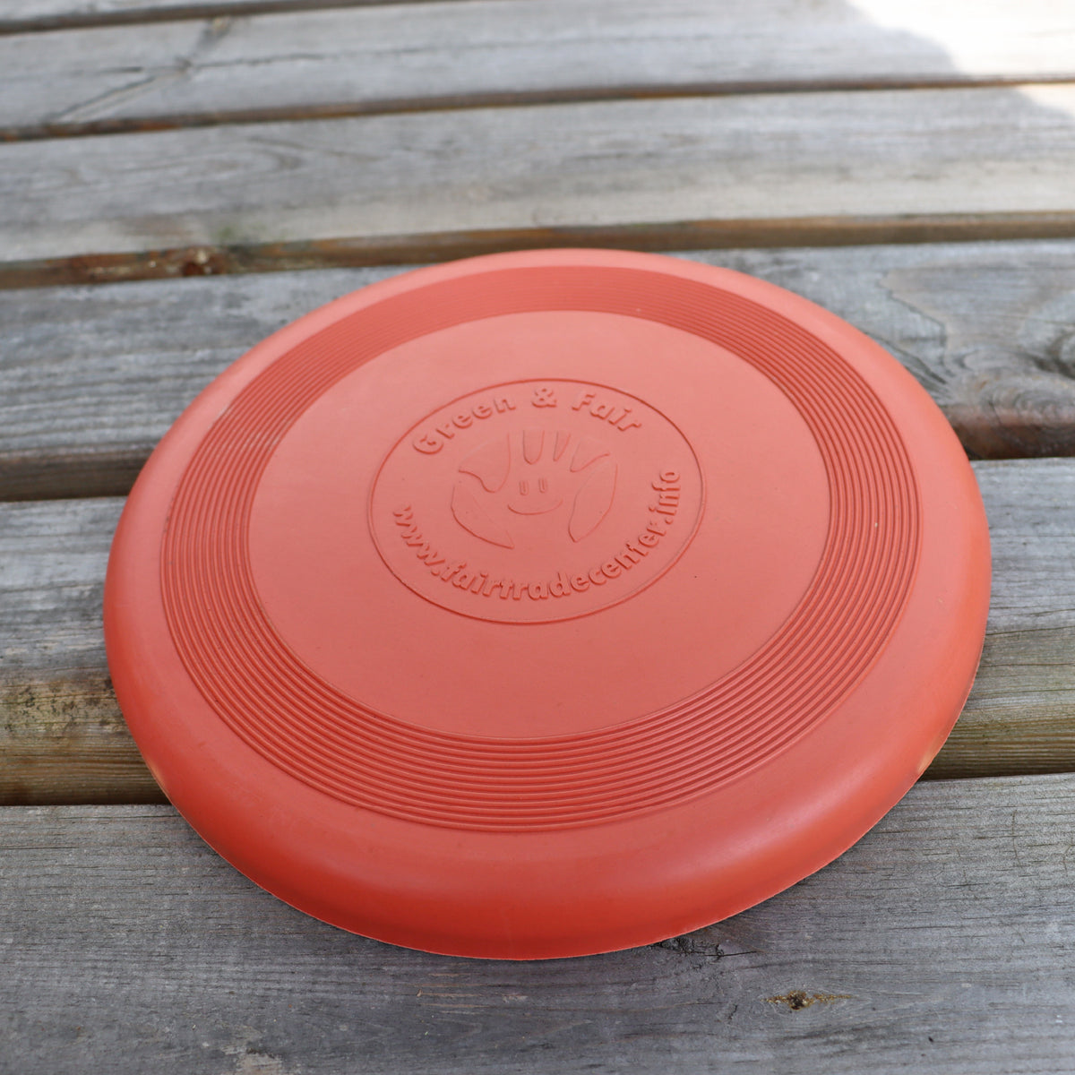 Natural Rubber Frisbee - Blue or Terracotta