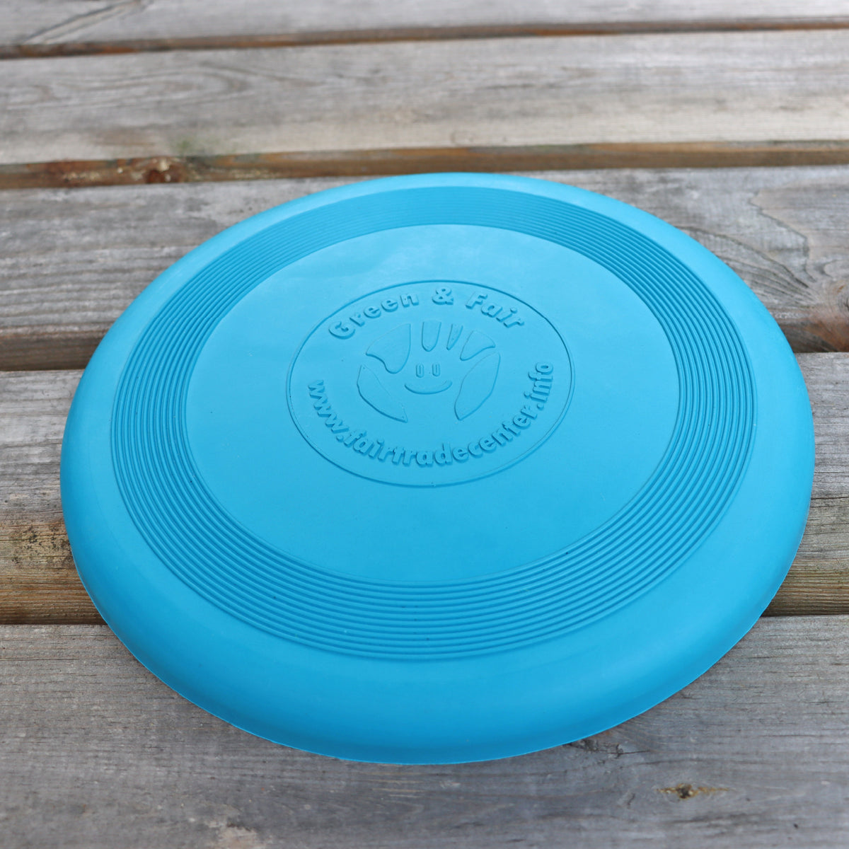 Natural Rubber Frisbee - Blue or Terracotta